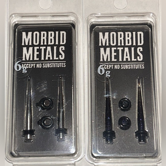 Morbid Metals | Jewelry | Mm Pack 6g Taperplug Set Choose Color | Poshmark